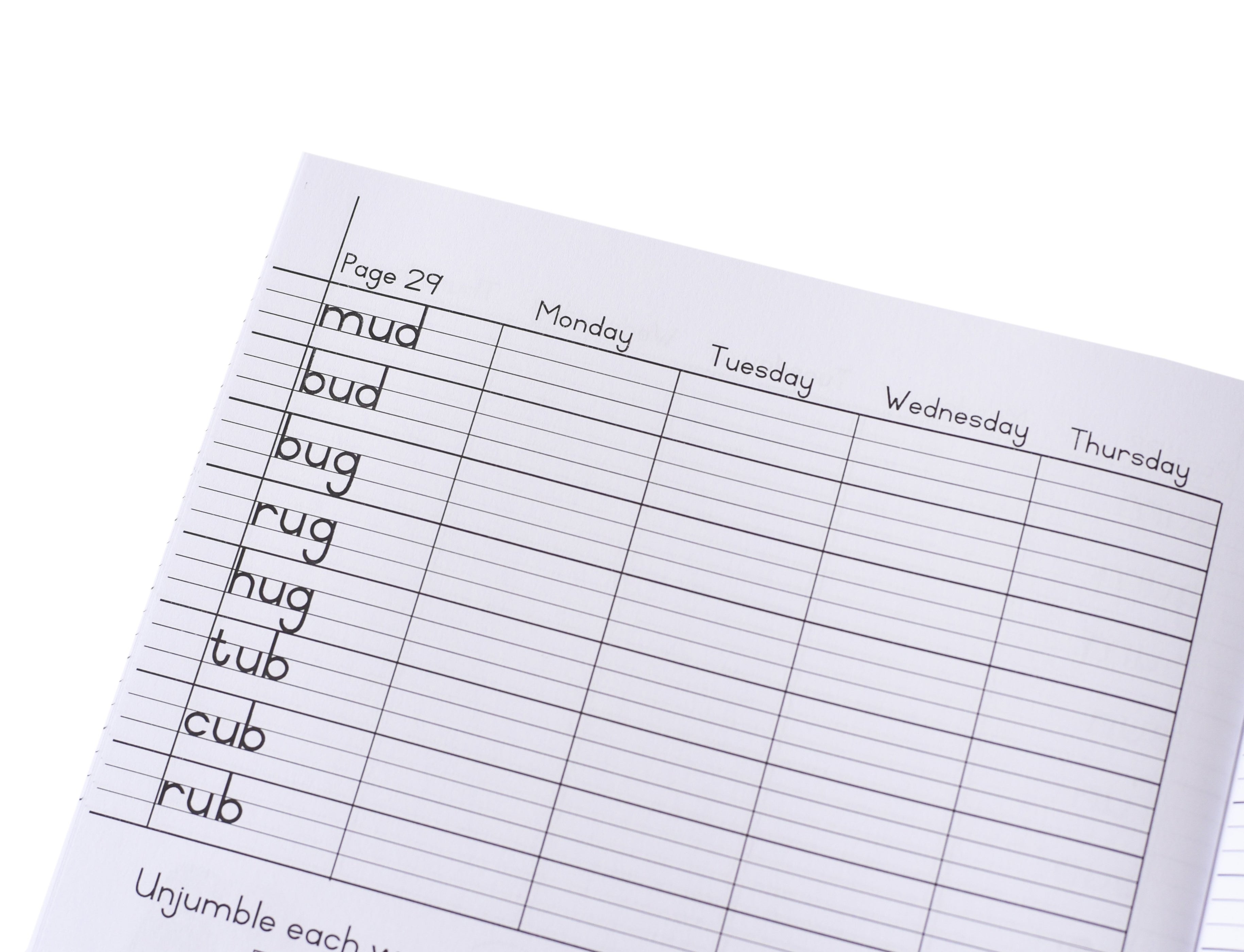 Phonics and Spelling Homework Book 1 — Depicta