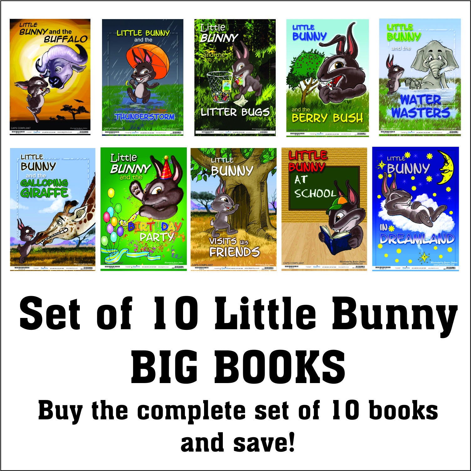 Little Bunny Big Books - set of 10 — Depicta