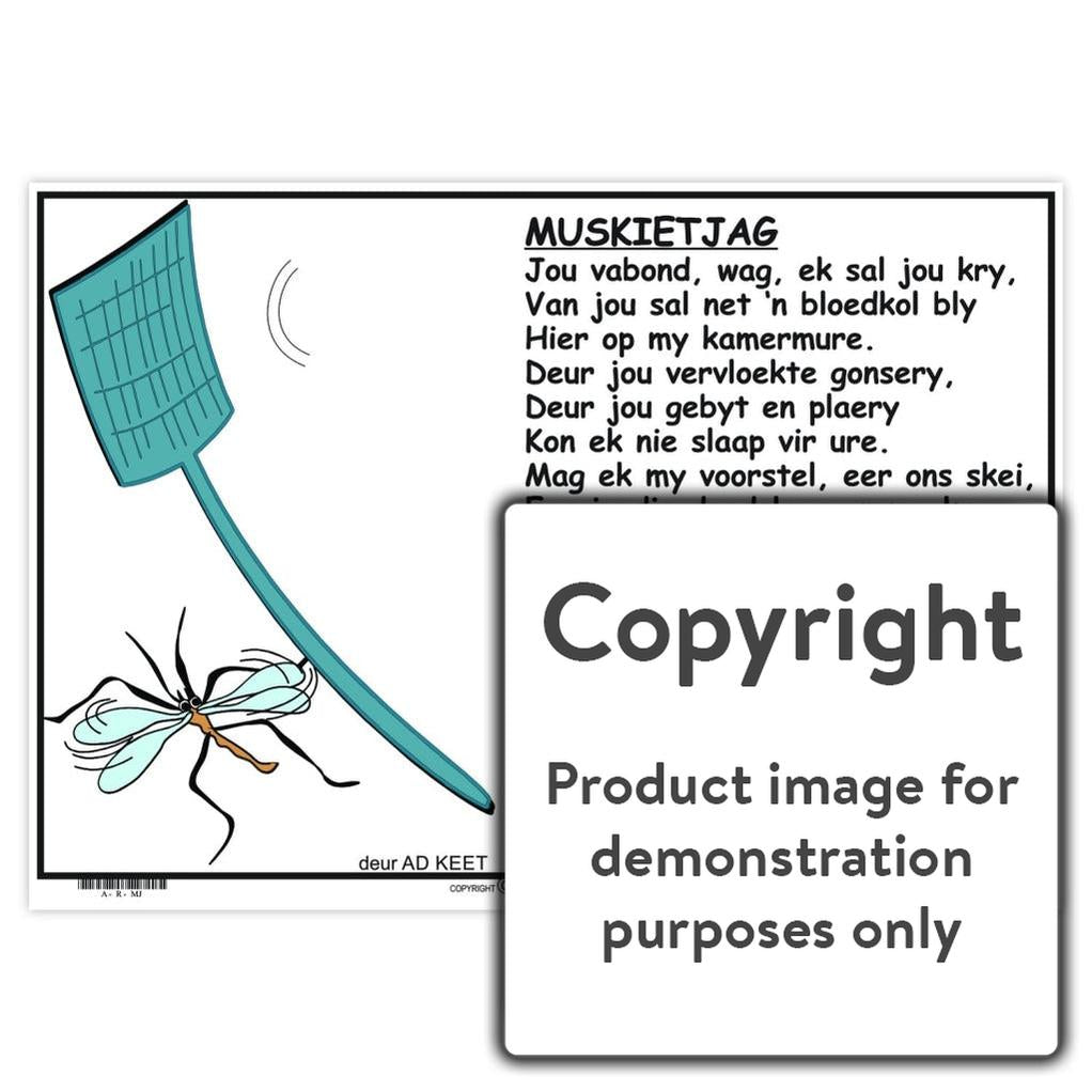 Afrikaanse Rympies: Muskietjag — Depicta
