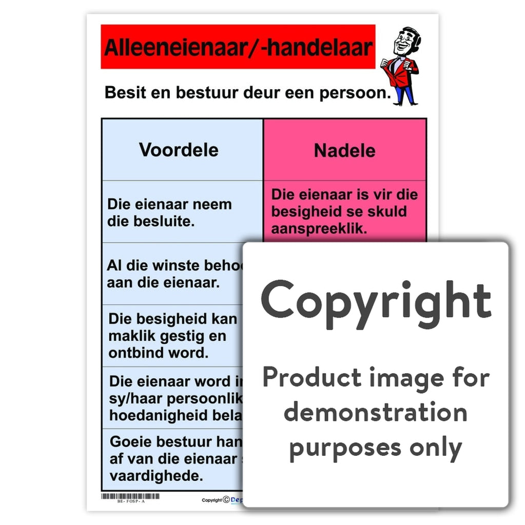 Alleeneienaar / -handelaar — Depicta