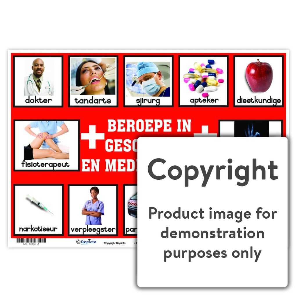 Beroepe in die Gesondheid en Mediese velde — Depicta