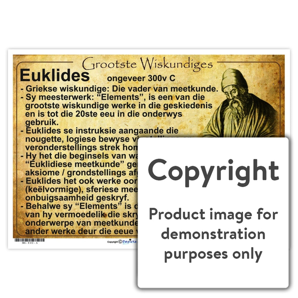 Grootste Wiskundiges: Euklides — Depicta