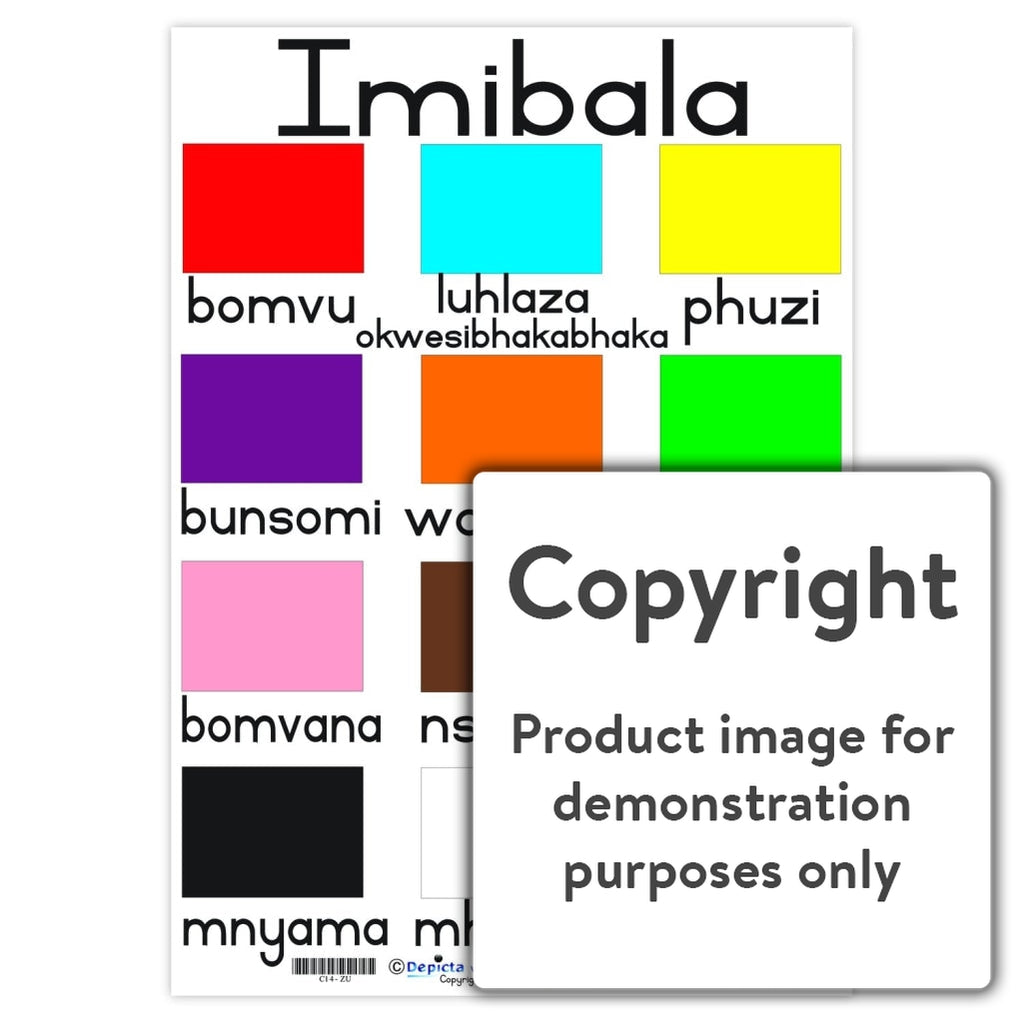 Imibala (Colours - isiZulu) — Depicta