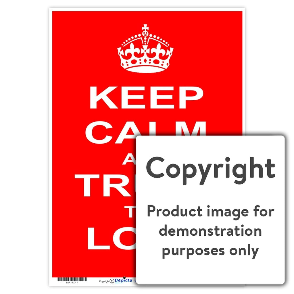 Keep Calm and Trust the Lord — Depicta