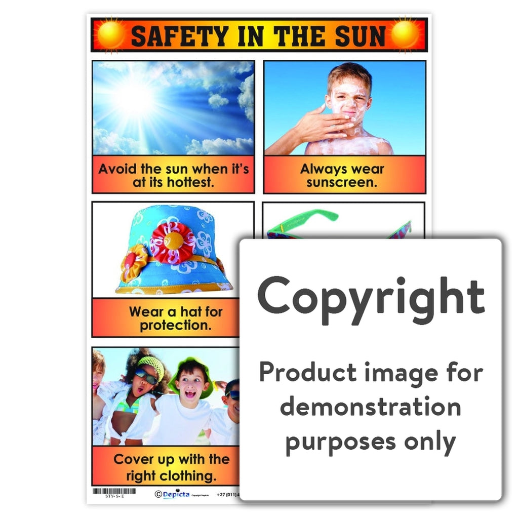 Safety in the Sun | Safety charts | — Depicta