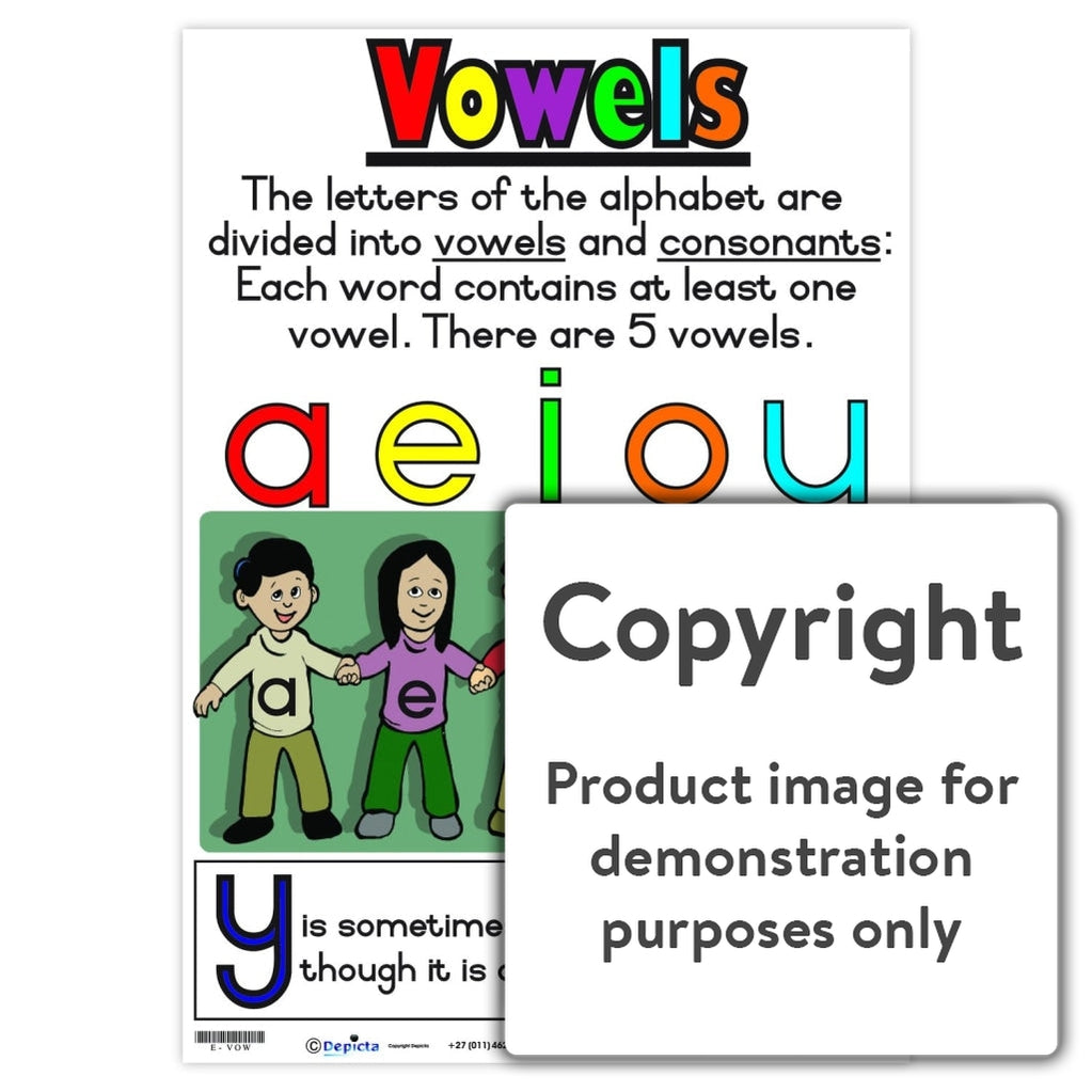 Vowels And Consonants Poster