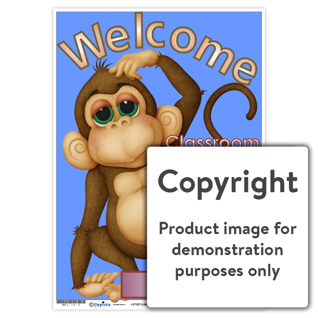 Welcome chart for teacher's door/ Depicta