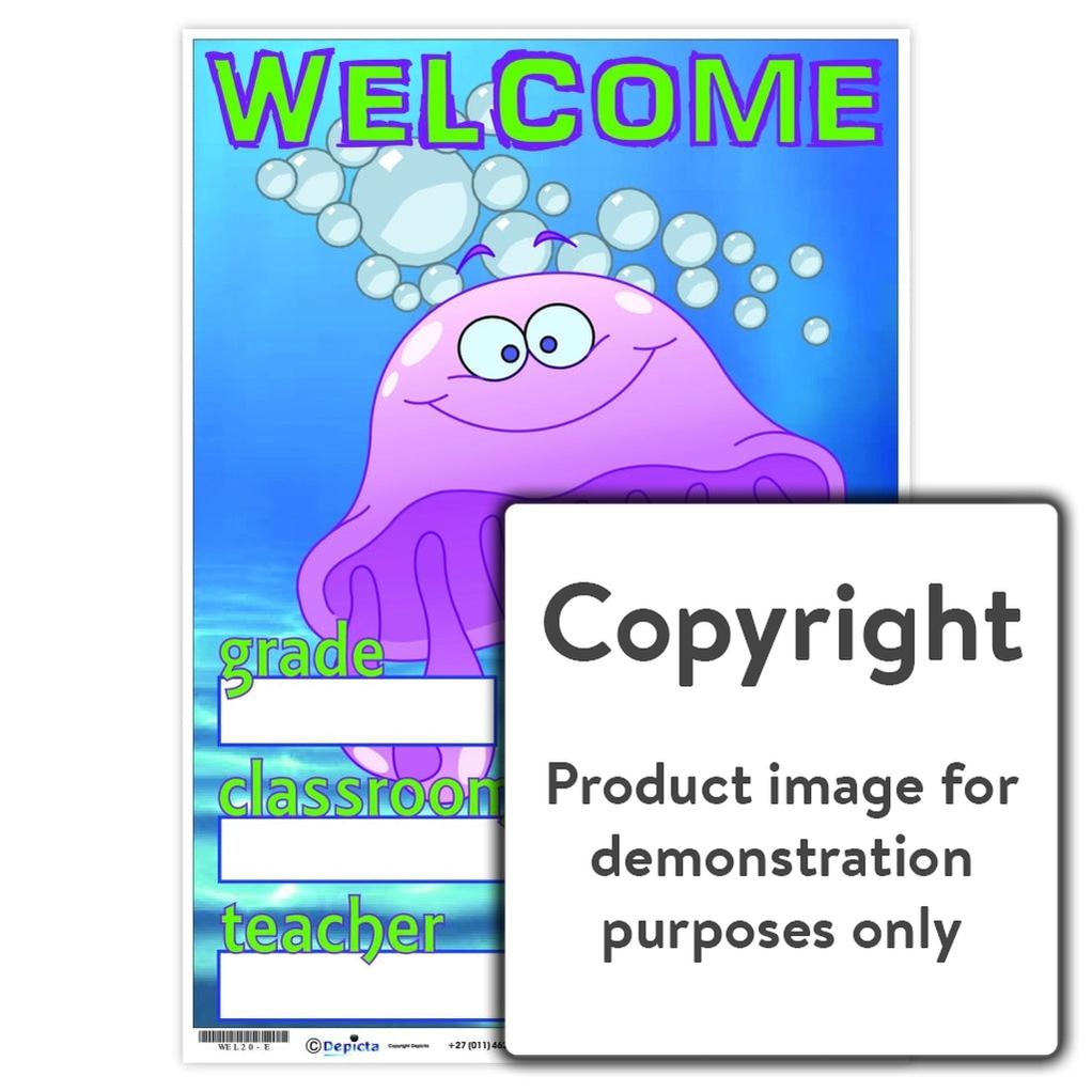 Welcome chart for teacher's door/ Depicta
