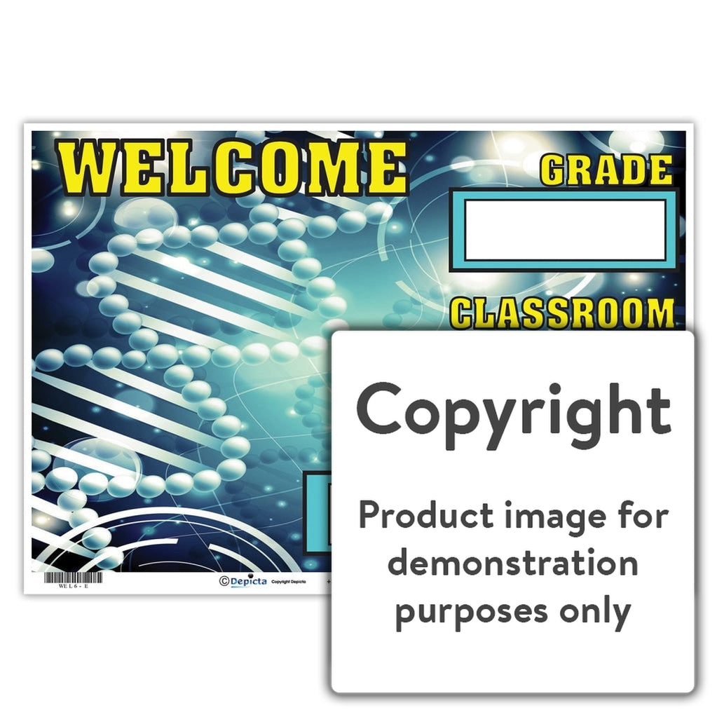 Welcome chart for teacher's door/ Depicta